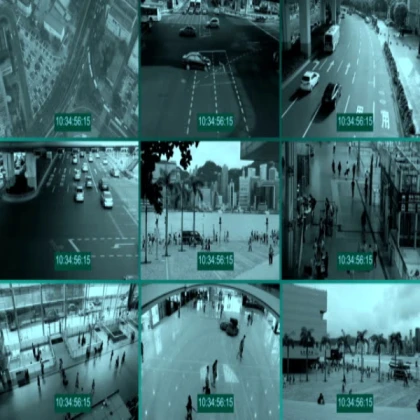 security camera footage