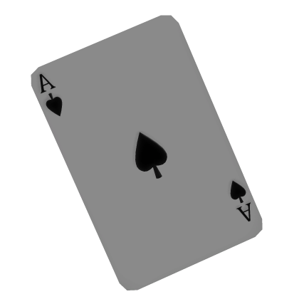 ace of spades card - Roblox
