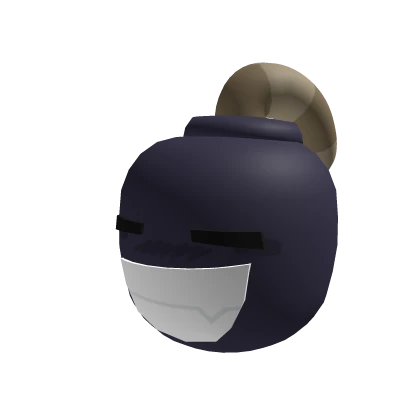 Dark Purple Bomb Head with Chill Face | Roblox Item - Rolimon's