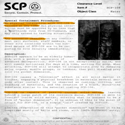 Document SCP-106