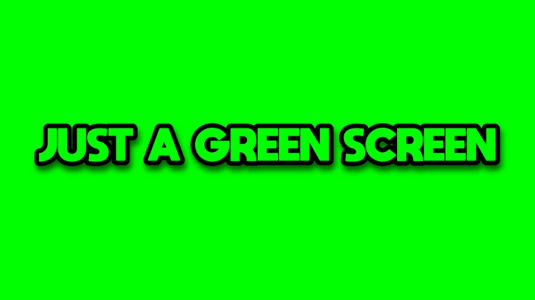 초록색 화면 - Roblox