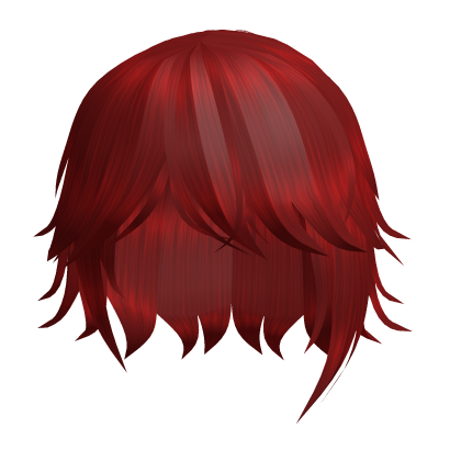 Side Part Scruff in Red - Roblox