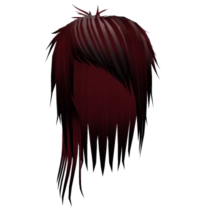 (っ´ཀ`)っScene 2000's Emo Side Sweep Red Hair!! | Roblox Item - Rolimon's