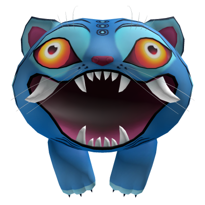 Minhwa Derpy Tiger Cat 후드 블루 - Roblox