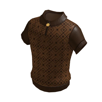 Polo Shirt | Brown | Roblox Item - Rolimon's