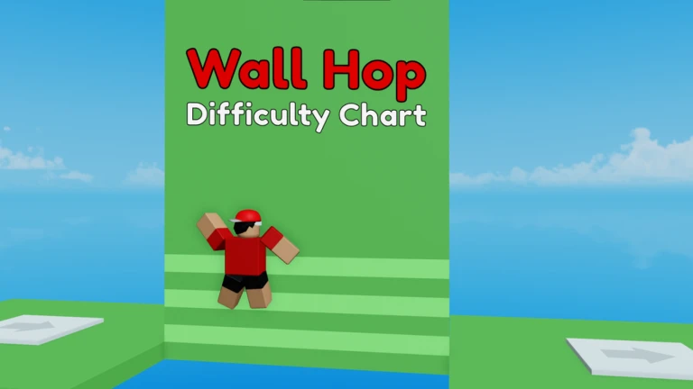 Wall Hop Difficulty Chart Obby - Roblox