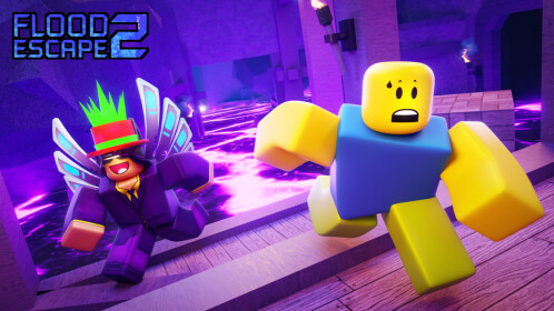 [+16 PETA] BANJIR MELARIKAN DIRI 2 - Roblox