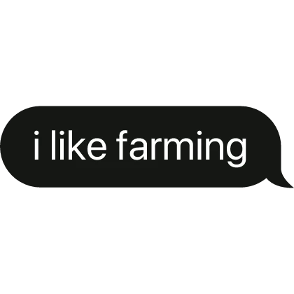 i like farming text bubble | Roblox Item - Rolimon's
