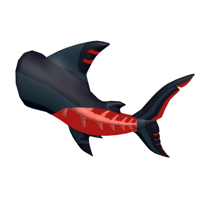 Protogen Shark Tail (Red) | Roblox Item - Rolimon's