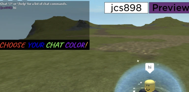 ¡Algoritmo de color de chat! - Roblox