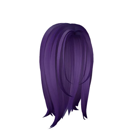Purple straight hair | Roblox Item - Rolimon's