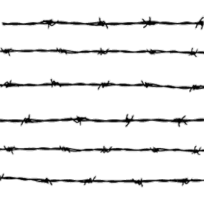 Barbed wire texture