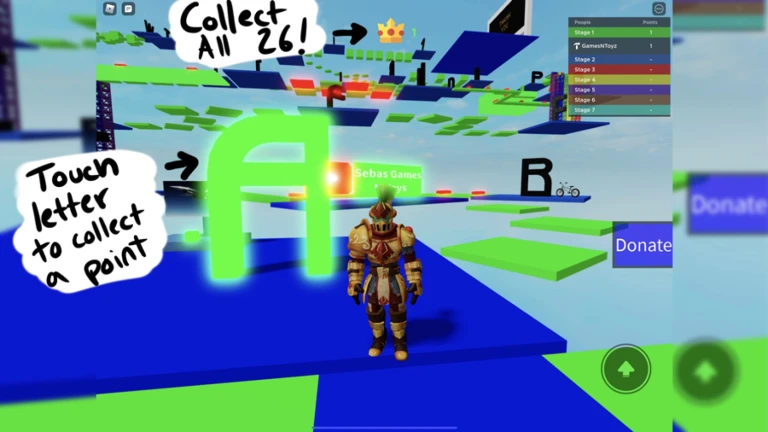 [NUEVO] ABC Obby [ABC] - Roblox