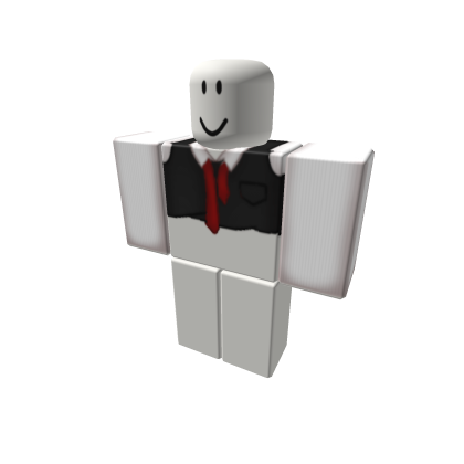 suit vest with undone tie crop - Roblox