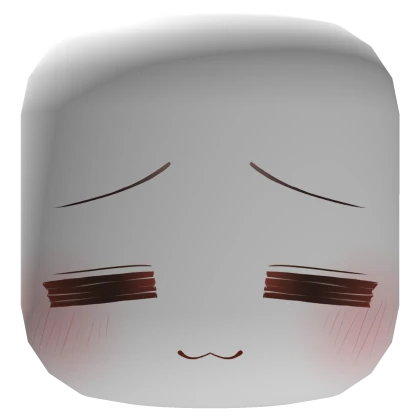 Chibi UwU Blush Face – White | Roblox Item - Rolimon's