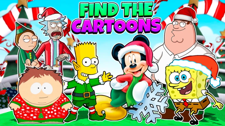 Find the Cartoons [135] 🎄CHRISTMAS UPDATE🎄! | Roblox Game - Rolimon's