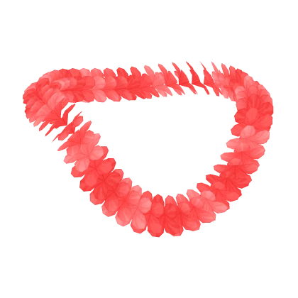 Red Hawaiian Lei Necklace | Roblox Item - Rolimon's