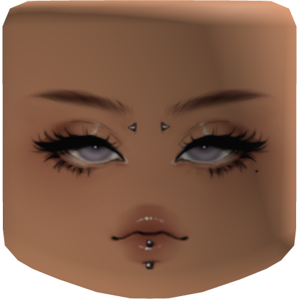 Y2k Aegyo Face Nougat Skin Tone Percé - Roblox