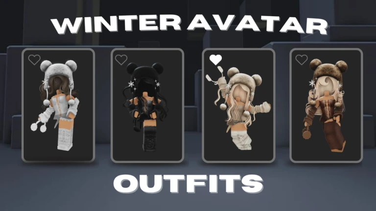 Roupas de Inverno / Avatares! - Roblox