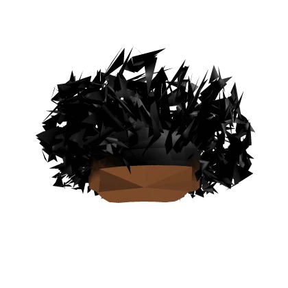 Messy Brownskin Curly Hair Afro High Low Taper | Roblox Item - Rolimon's