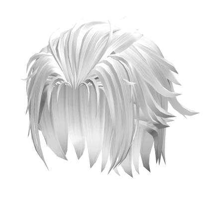 Swept Back Hair - White | Roblox Item - Rolimon's