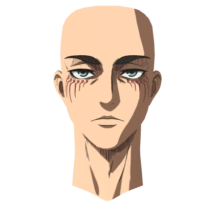 BEST AoT Titan Eren Yeager Avatar 1/6 Titan Marks | Roblox Item - Rolimon's