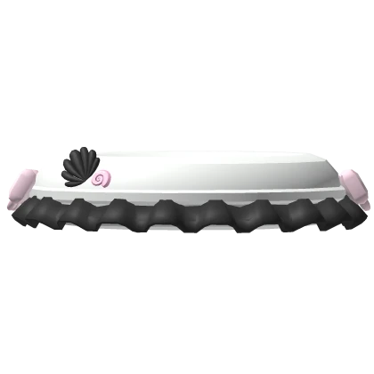 Cute ruffled floatie w seashells white & pink | Roblox Item - Rolimon's