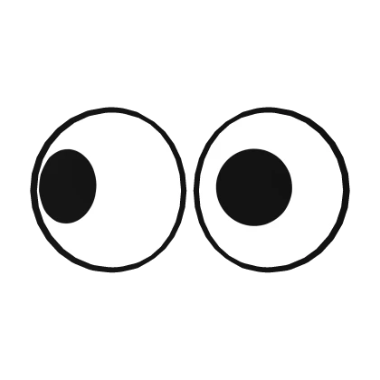Side Eye Left Goober Bulging Googly Eyes | Roblox Item - Rolimon's
