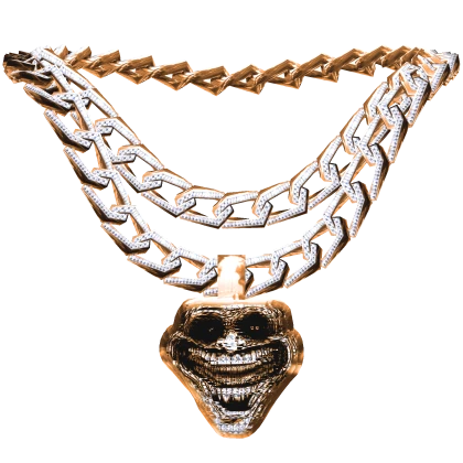 Glitching Iced Out THOSE WHO KNOW Chain - Bronze | Roblox Item - Rolimon's