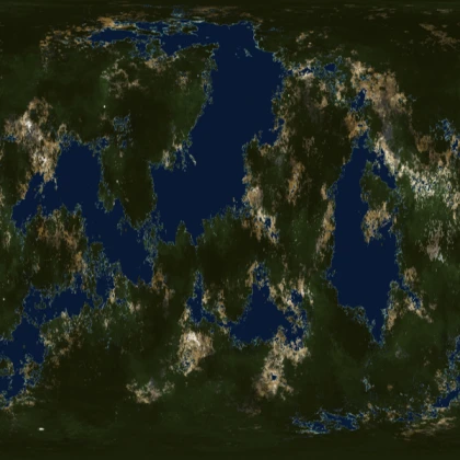 planet surface map