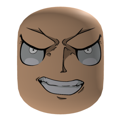 Furious Luffy Anime-Gesicht – Roblox