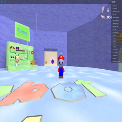 Beebo in Mario's suit