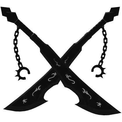 Giant Back Chained Swords | Roblox Item - Rolimon's