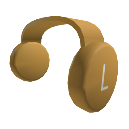 Gold Clockwork Headphones - Roblox