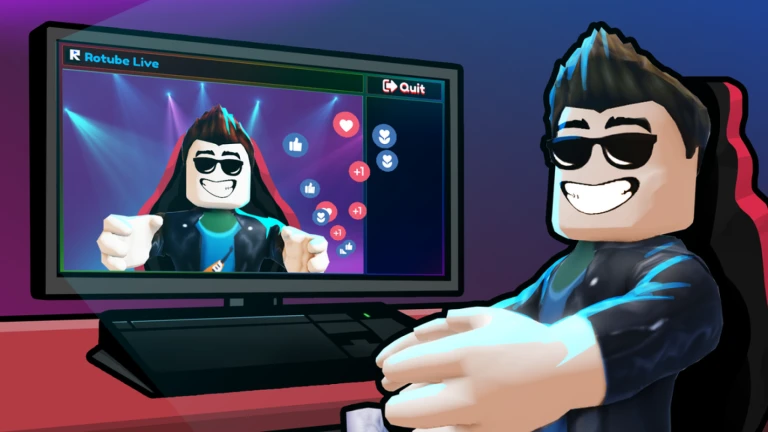 Simulador de transmisión en vivo de Rotube - Roblox