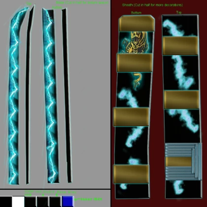 Shindo Custom Sword (Blue Lightning)