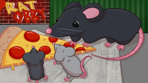 Obby pero eres una rata - Roblox