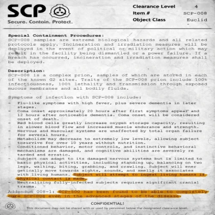 SCP-008 Document