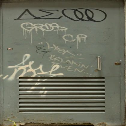 graffiti door