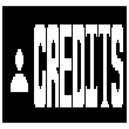 Undertale - Colorable "Credits" button