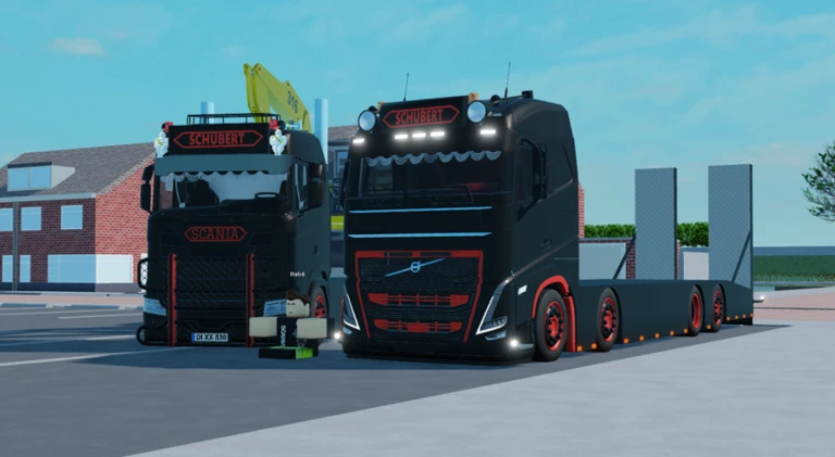 อัมสเตอร์ดัม scania v8s UPDATE!! FA W. VAN WIJK - Roblox