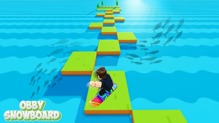 [NEW] Snowboard Obby World 8 - Roblox