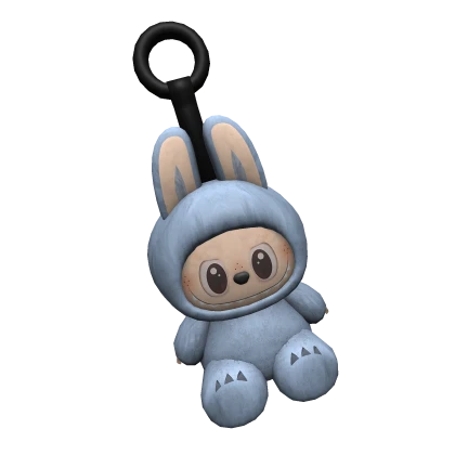 Cute Bubu Monster Blue Keychain | Roblox Item - Rolimon's