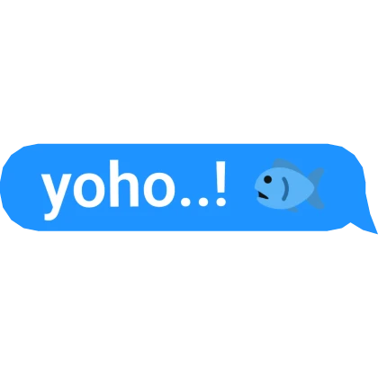 Yoho..! Text Message Blue | Roblox Item - Rolimon's