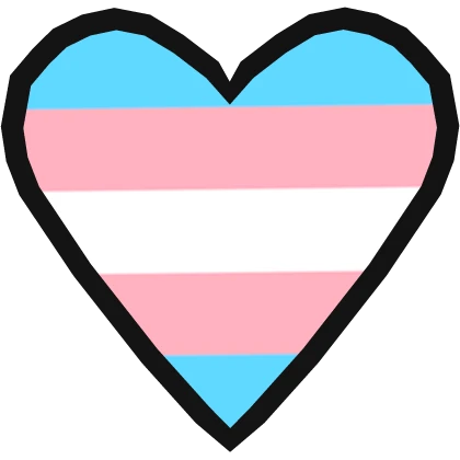 *GLOWING* Pride Heart Pin Patch Trans | Roblox Item - Rolimon's