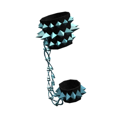 Chain Spike Punk Leg Bracelets | Black Diamond | Roblox Item - Rolimon's