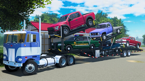 [ BOX TRUCK ] 아메리칸 플레인즈 Mud딩 - Roblox