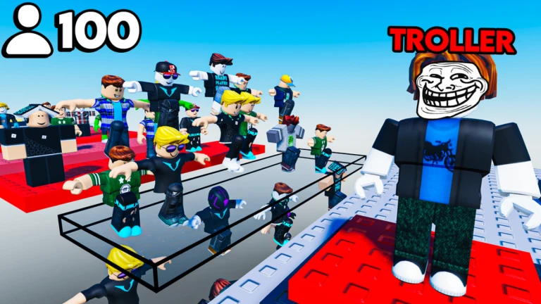 100 jugador Troll Obby - Roblox