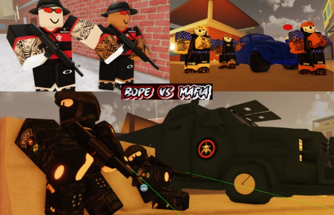 BOPE Vs MAFIA - Roblox
