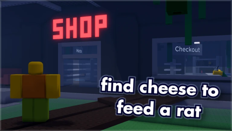 燎Encuentra queso para alimentar a una rata - Roblox
